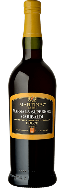 Marsala Superiore Garibaldi Dolce DOC • Martinez • Marsala winery from 1866